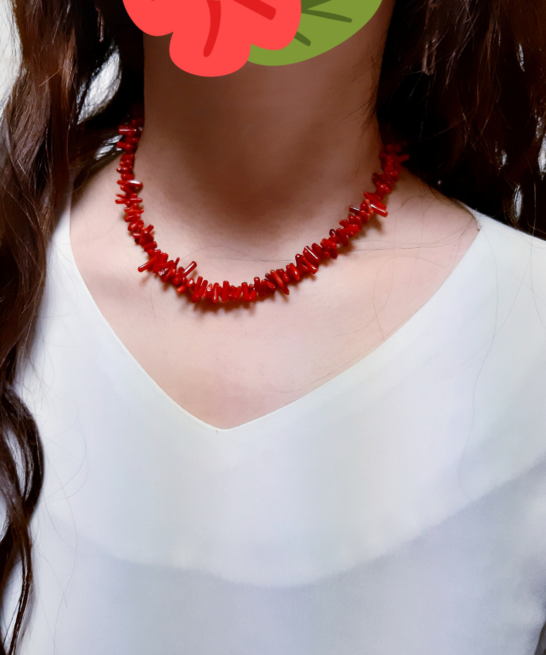 Red Chip Necklace | idus