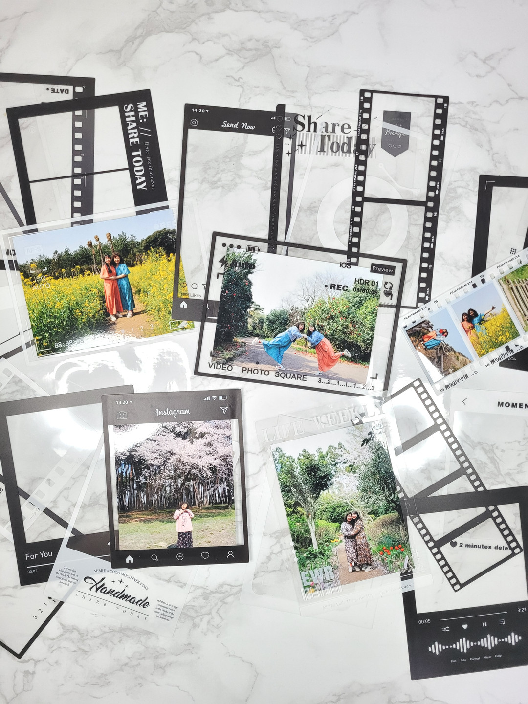 [Custom-made] Photo printing, emotional frame sticker making and decorating