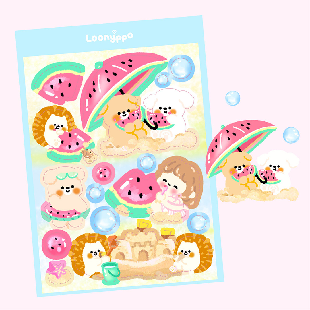 Watermelon sticker | idus