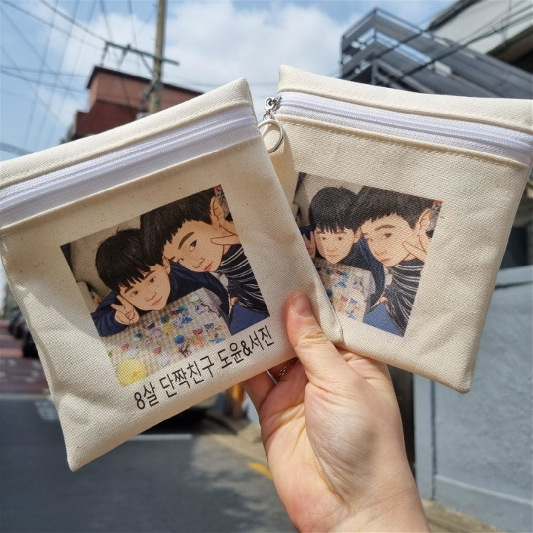 Photo pouch, couple pouch, gift pouch for parents | idus