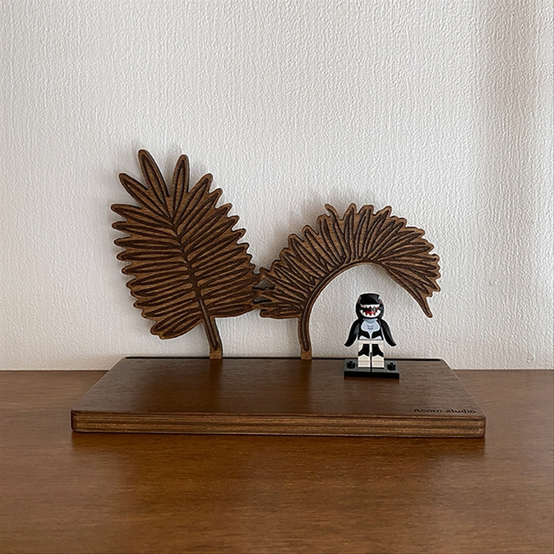 Palm Leaf Wood Tray | idus