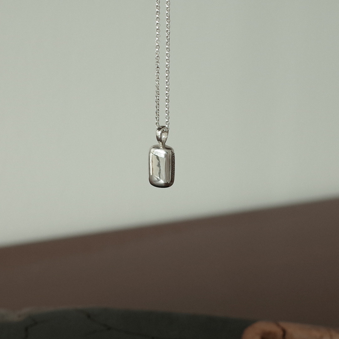 silver · dia necklace | idus