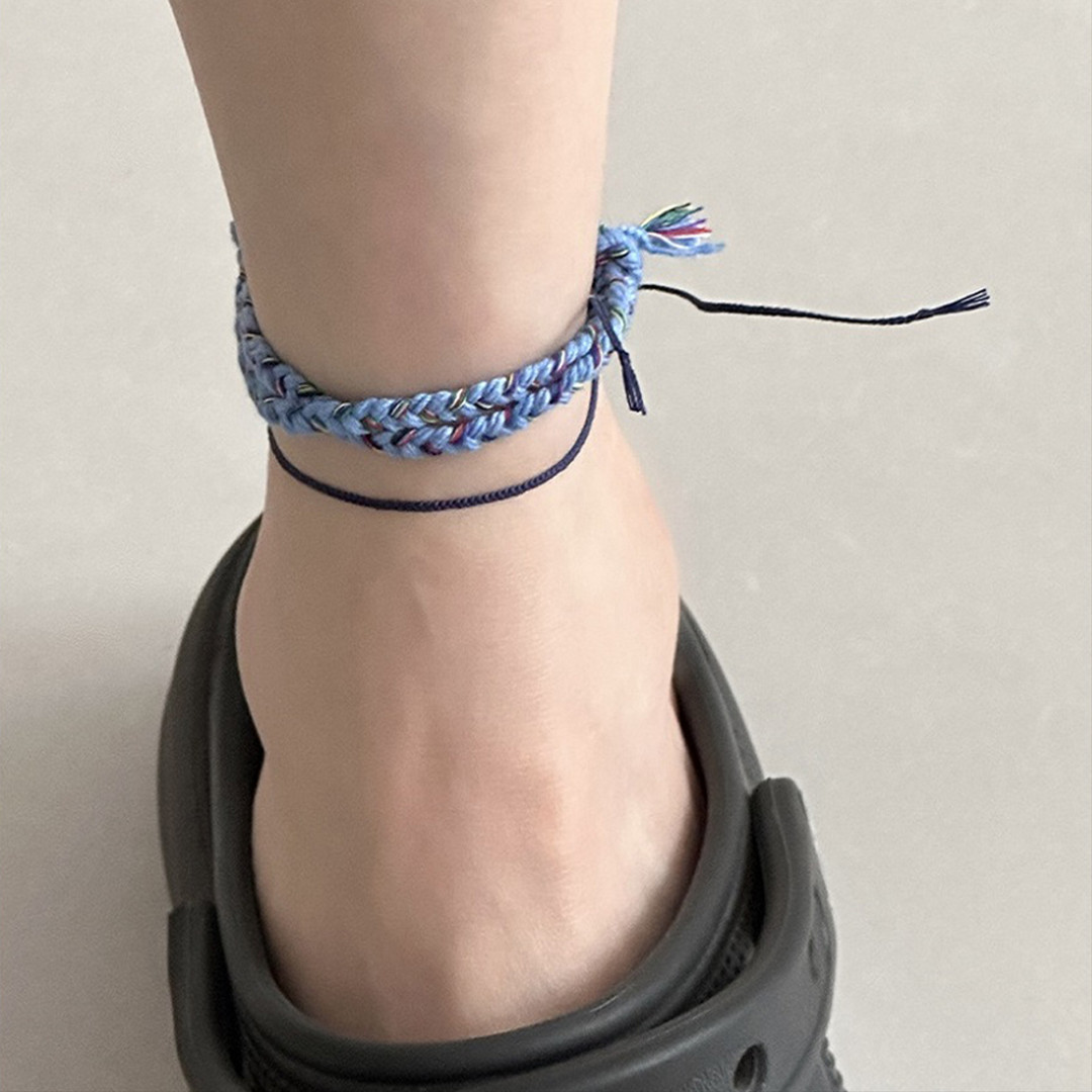 ANKLET / Handmade Wish Thread Anklet (16color)