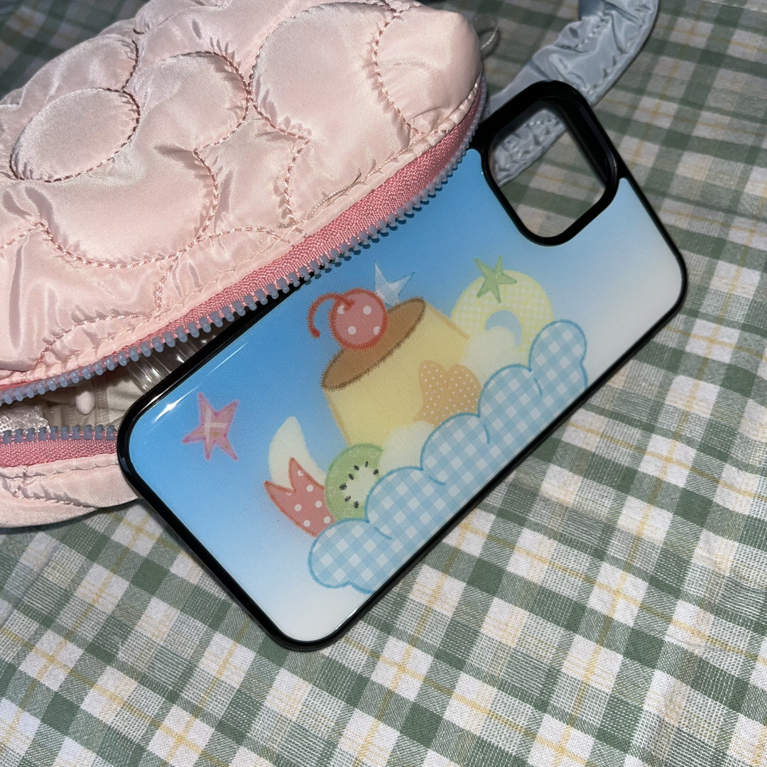 Stitch pudding Epoxy Phone Case
