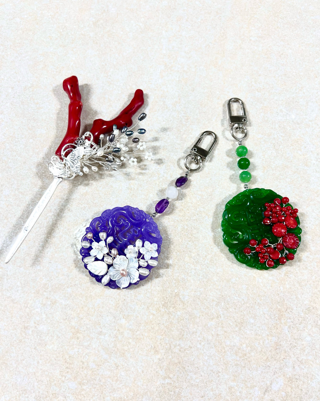 Purple Key Ring | idus