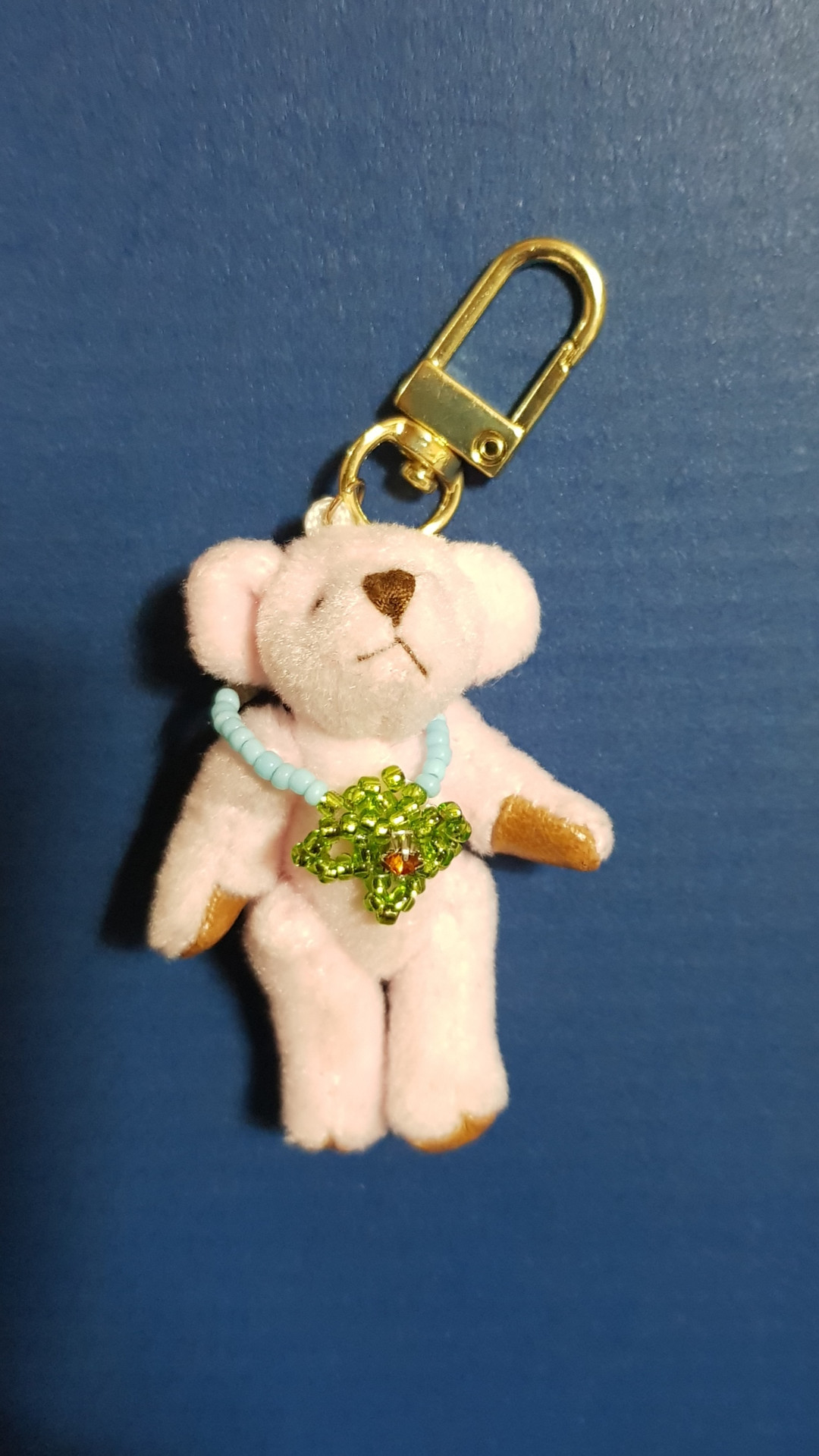 Pink bear key ring | idus