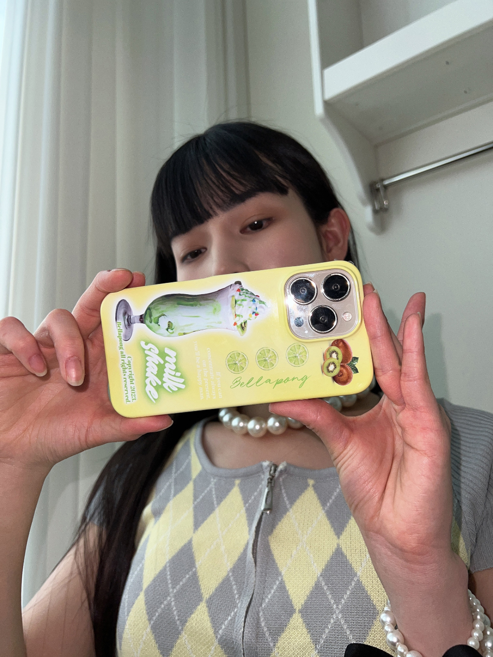 [Kiwi lime milk shake] Hard phone case | idus