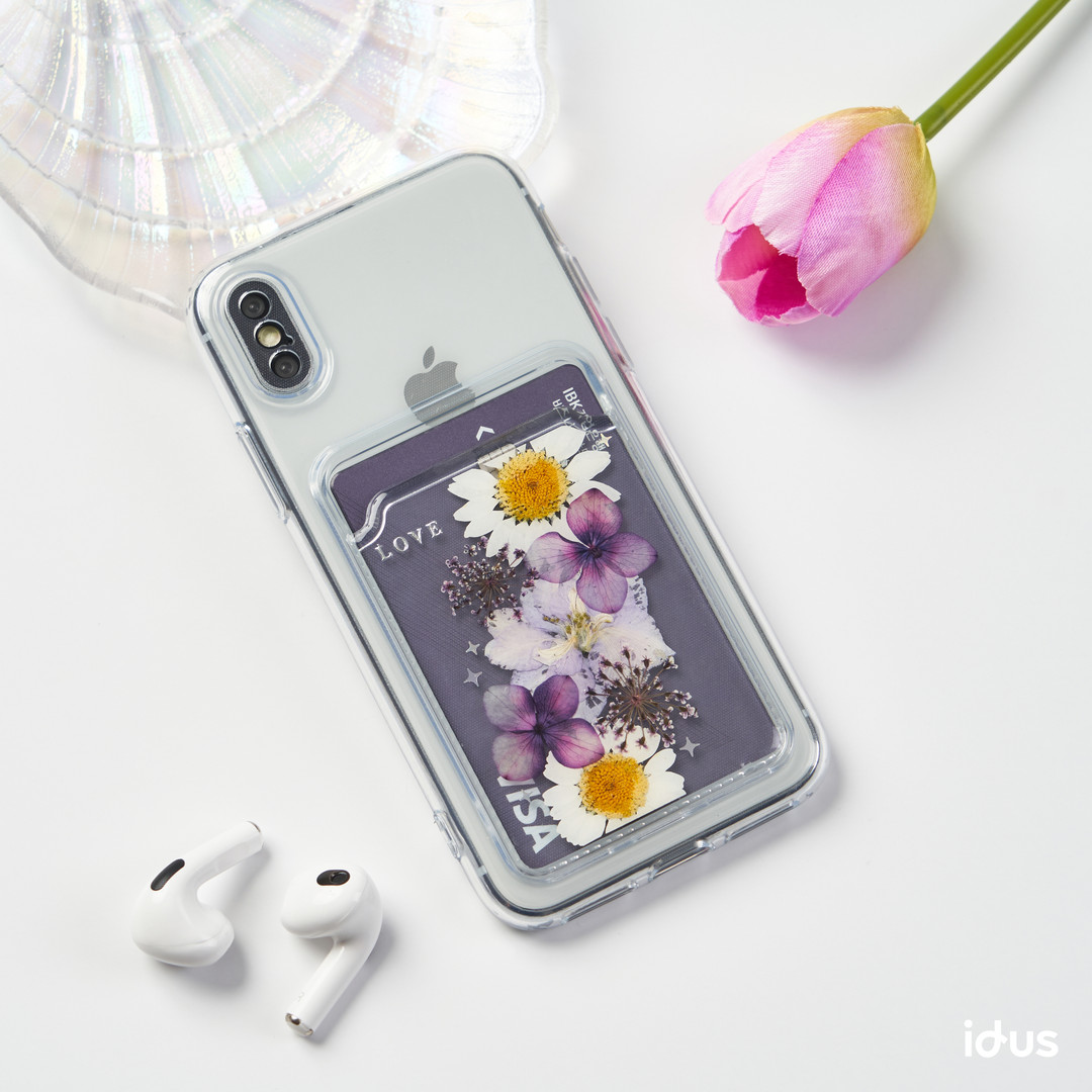 Purple Blooming Card Cell Phone Case ☘(All models can be manufactured)