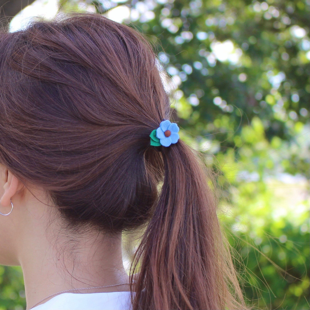 Forget-me-not Flower Bracelet/Hair tie(2WAYS)