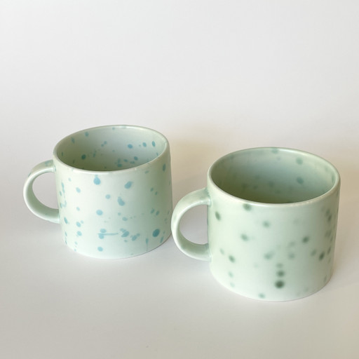 mint drop mug (2colors) 머그컵 선물 | 아이디어스