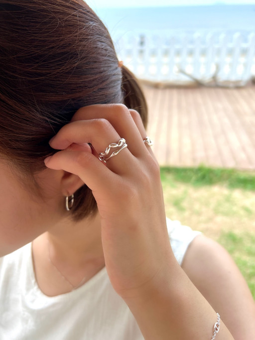 [silver 925] 마리포사 윙 볼드 은 반지 | 아이디어스