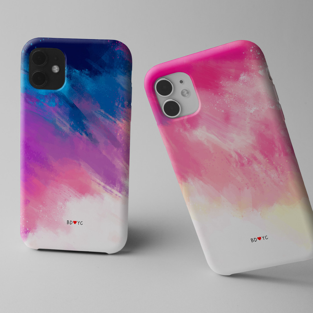 Pink Duo Couple phone case(1+1) | idus