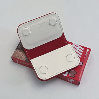 [무료각인] MOMO WALLET WHITE/RED | 아이디어스