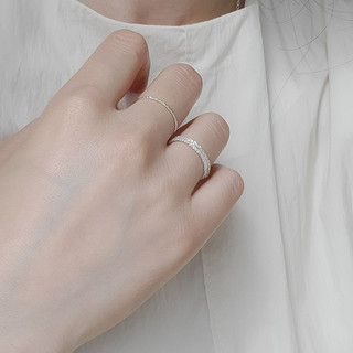 [Silver925]1+1♡이태리 체인반지 은반지 | 아이디어스