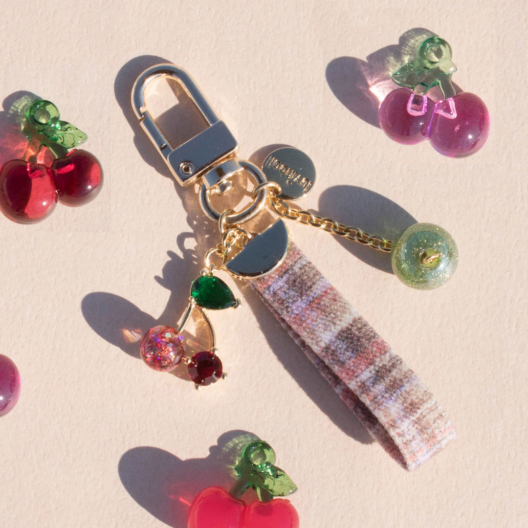 Cherry Snowball Keychain | idus