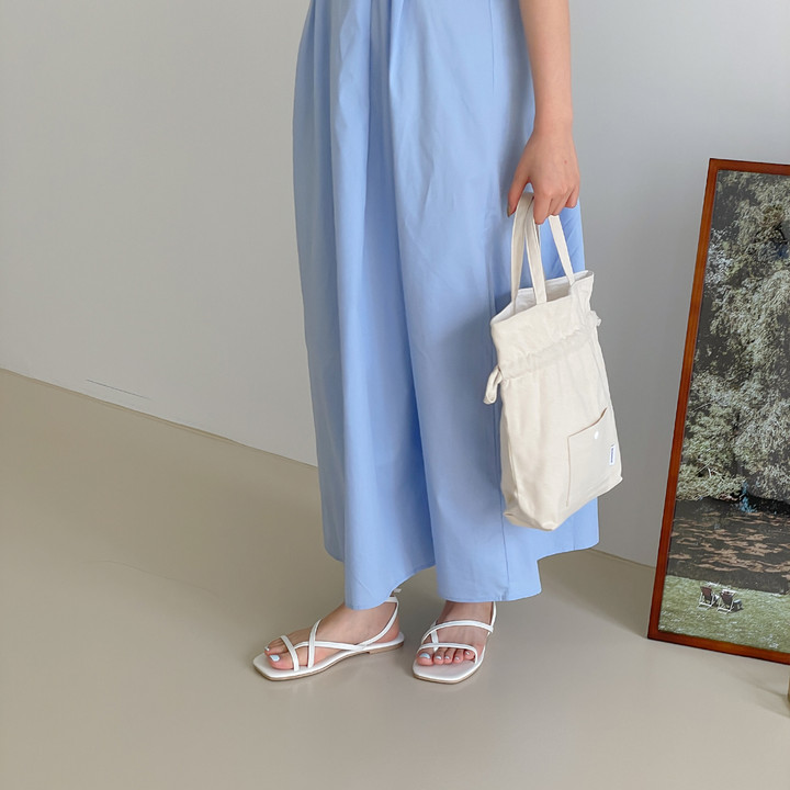 버튼 복조리 에코백 | 아이디어스