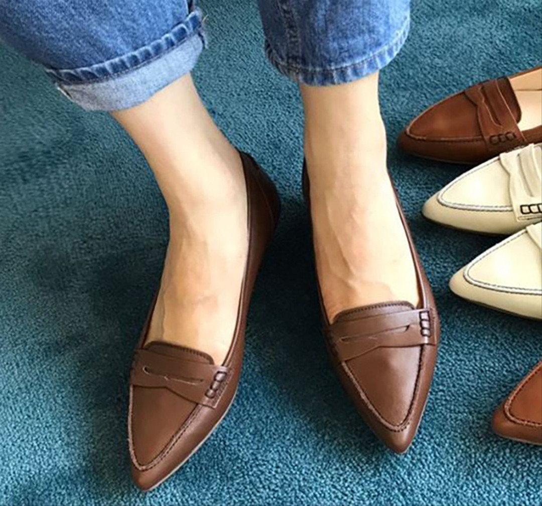 Pennyline Pointed Hand Touchline Pumps 6670