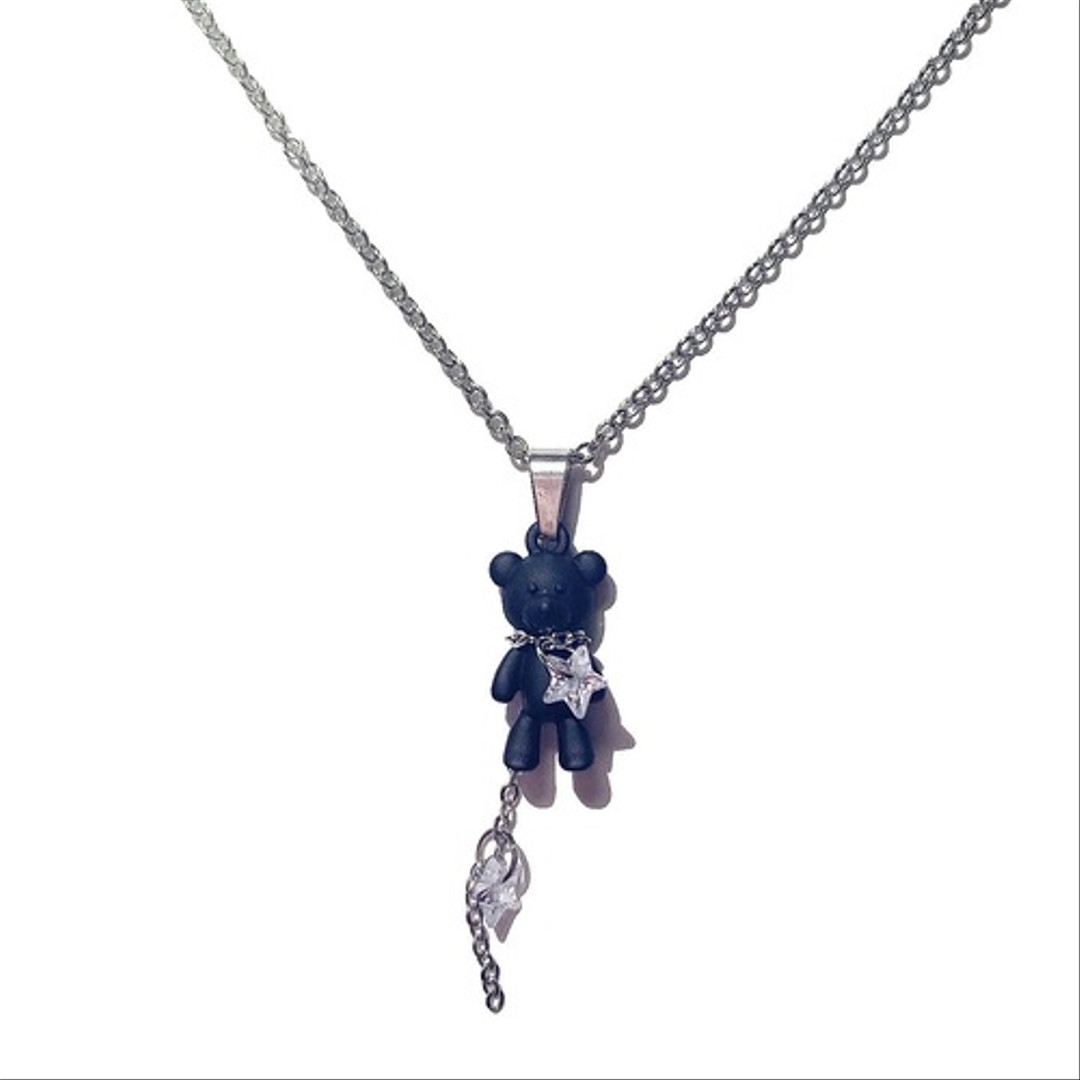 [Kimwooseok] Baby black bear necklace | idus