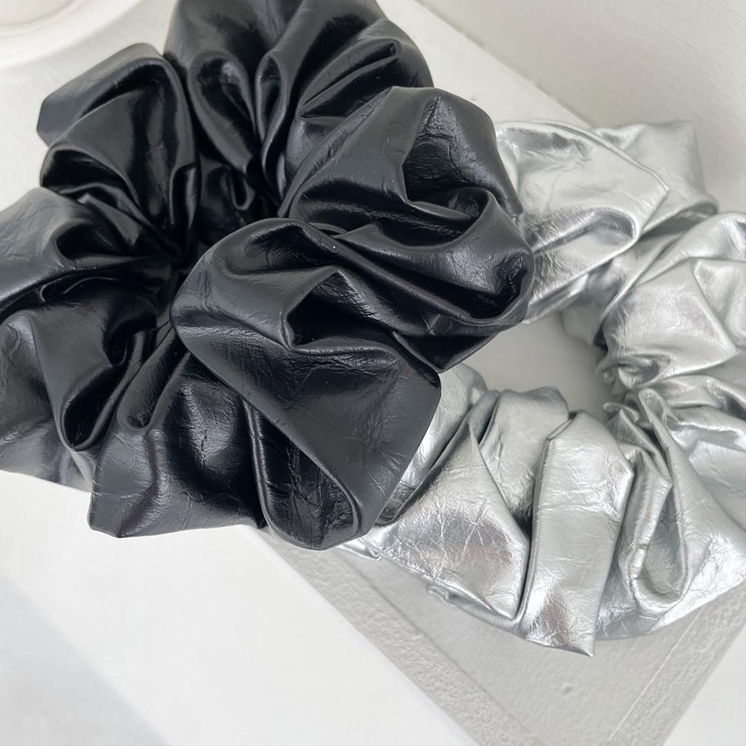 Artificial leather scrunchies | idus