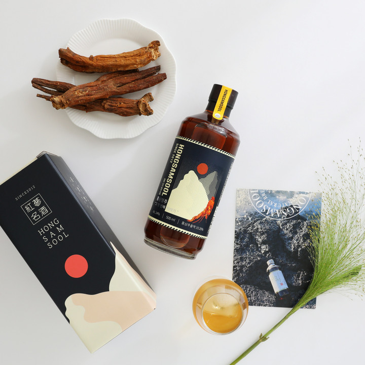[단품세트] 기운 한 모금🍶홍삼명주 500ml 14% | 아이디어스