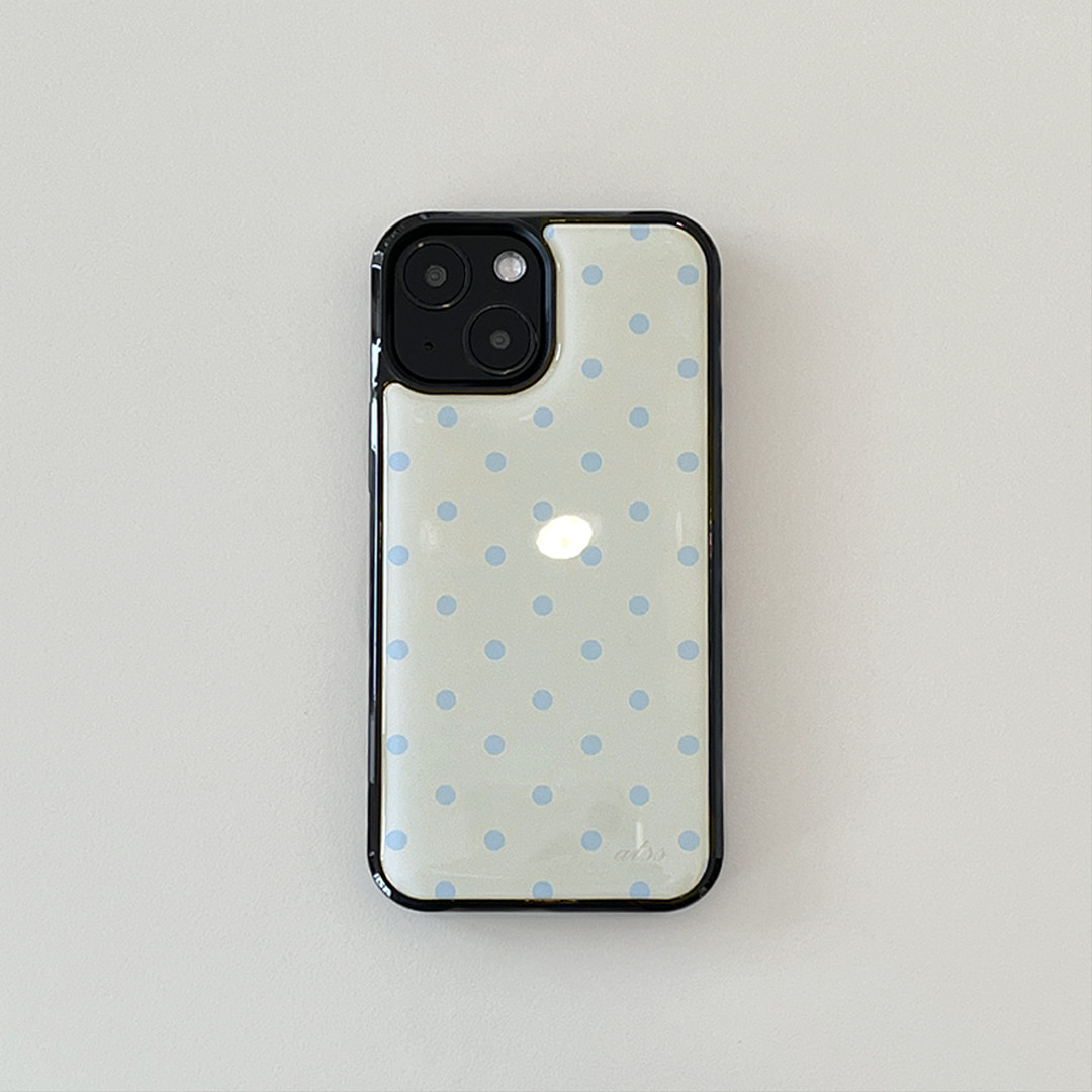 dot epoxy bumper case(ivory) | idus