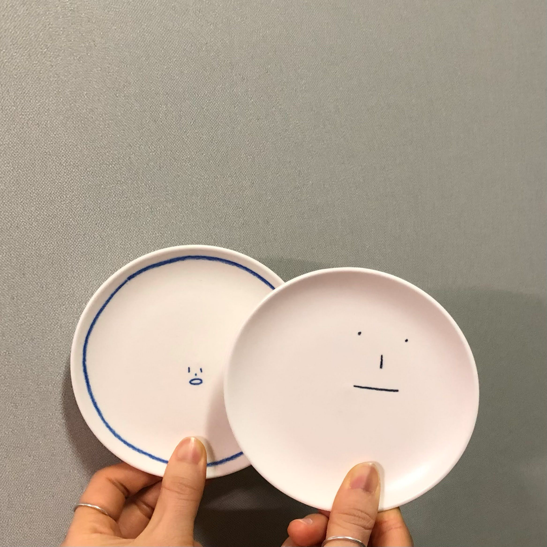 face mini plate (2 type) | idus