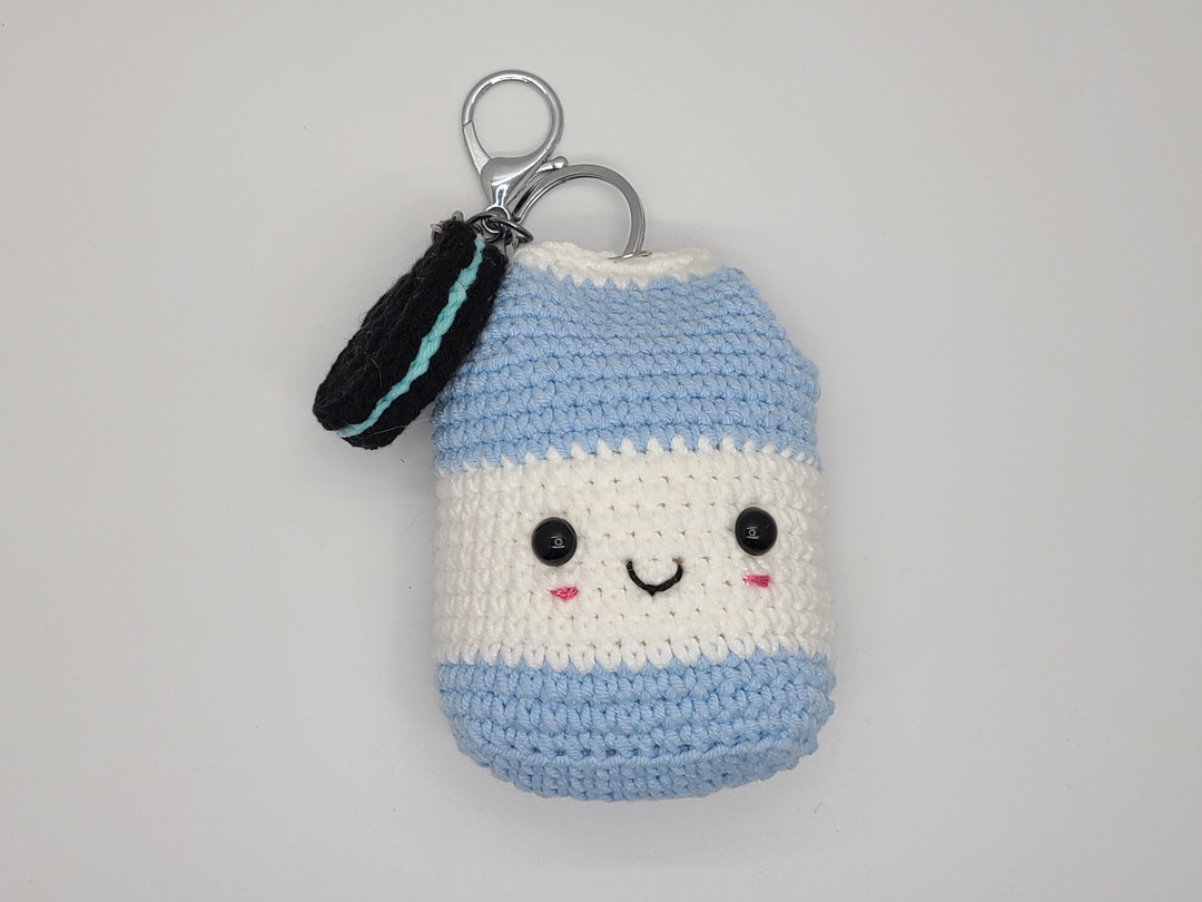 Cookie and Milk Key Chain