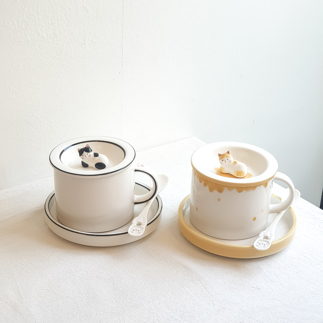 Jelly Cat Mug & Plate Set | idus