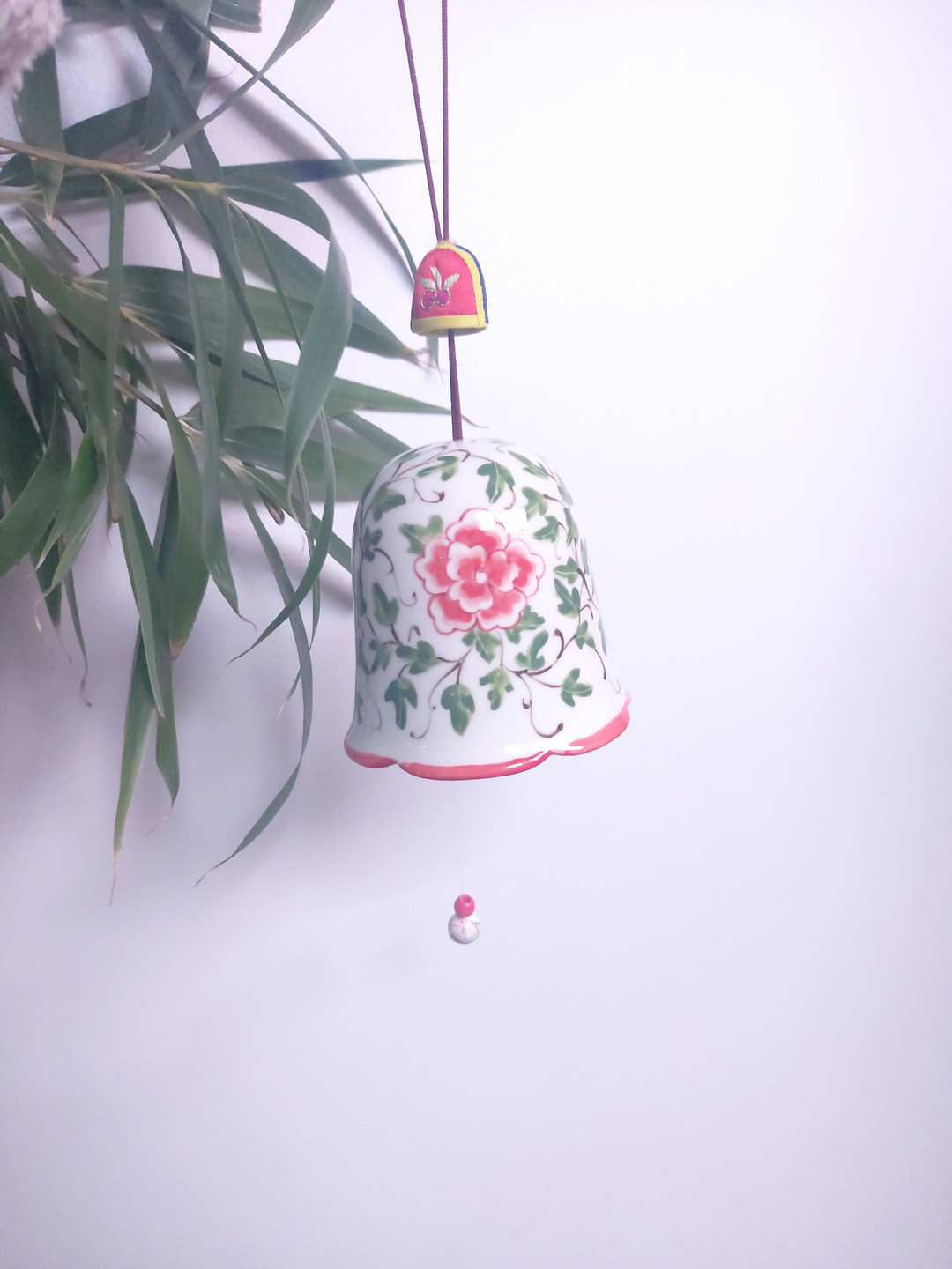 Korean Ceramic wind chime, wind bell[Spring when you smile]