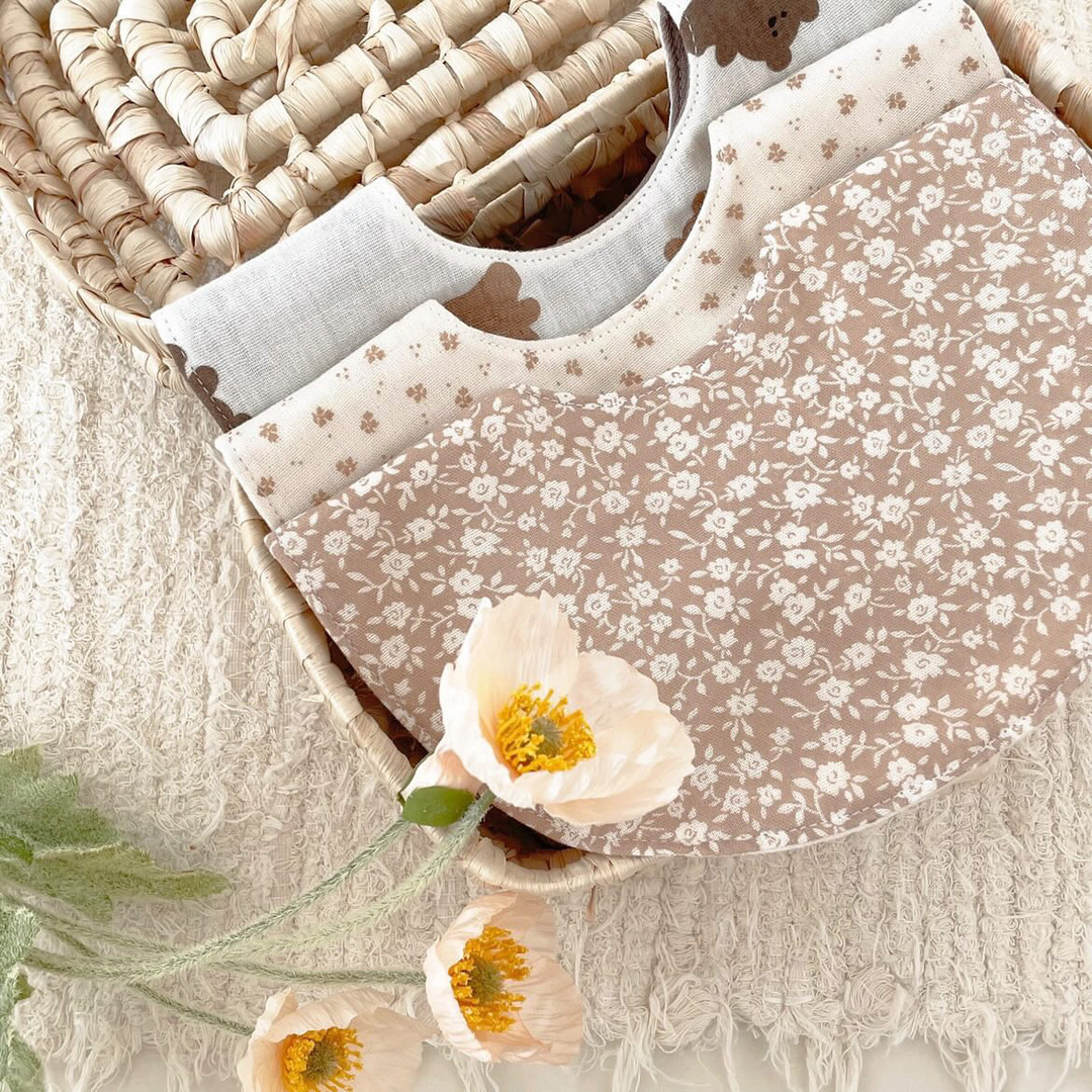 baby Gauze Bib [4-fold - For Summer]