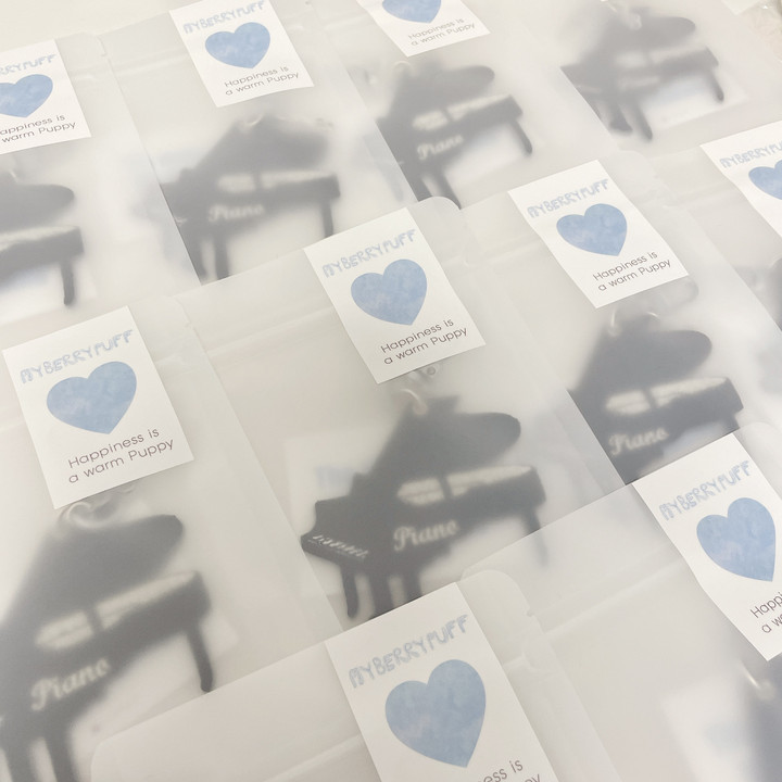 피아노 이니셜 키링 | 아이디어스