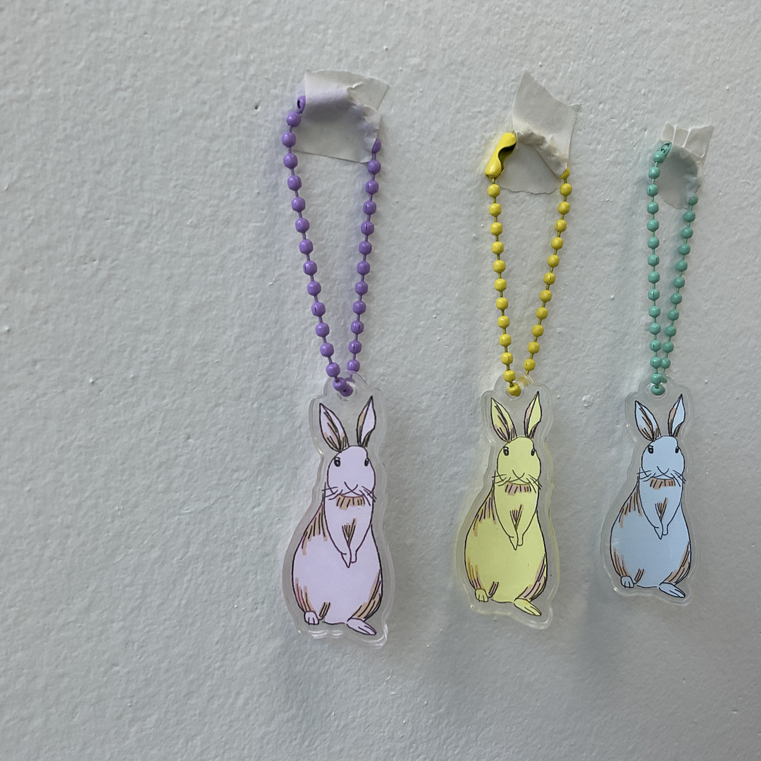 Rabbit key ring | idus