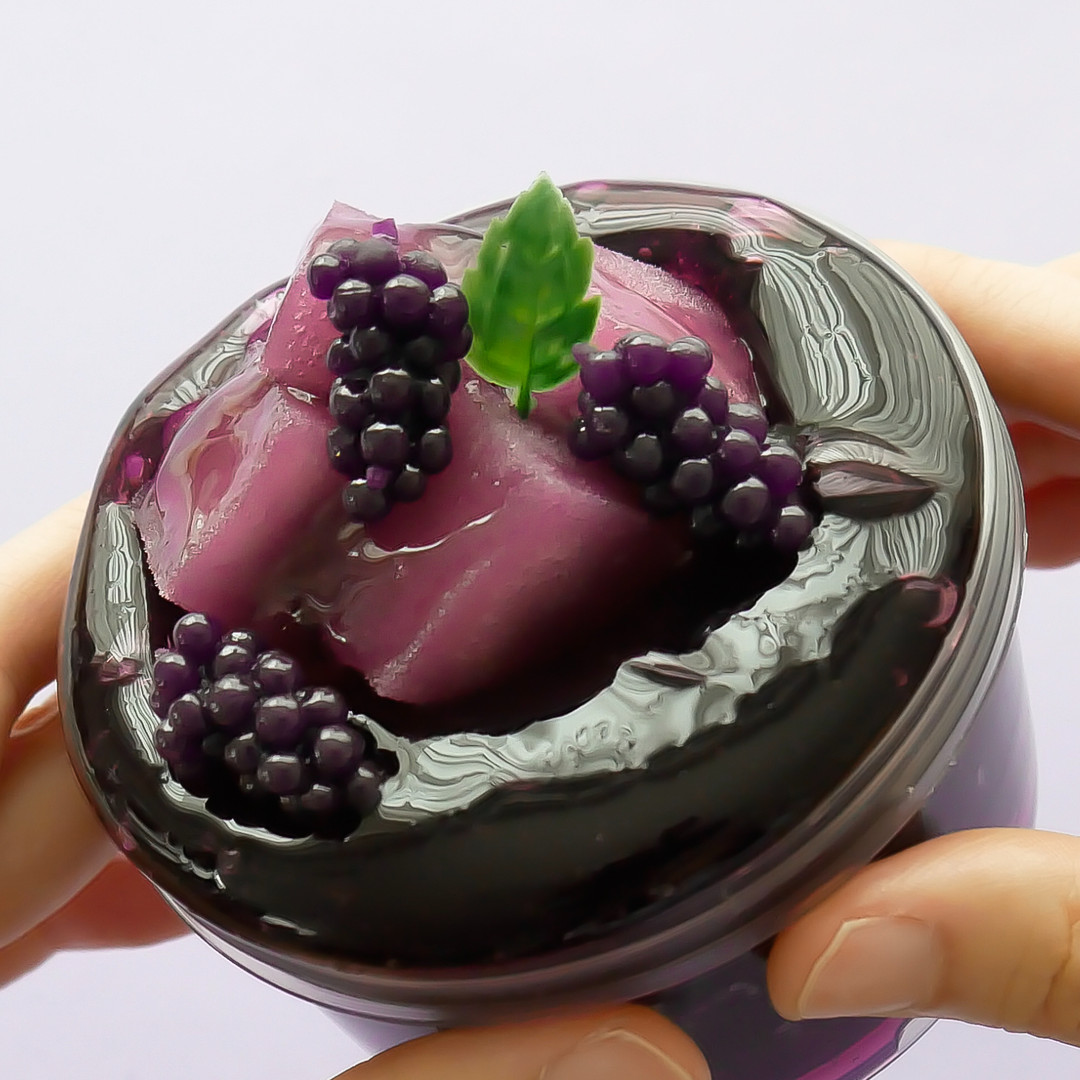 Grape Jelly Pudding Slime | food slime | liquid monster | gift | toy ...
