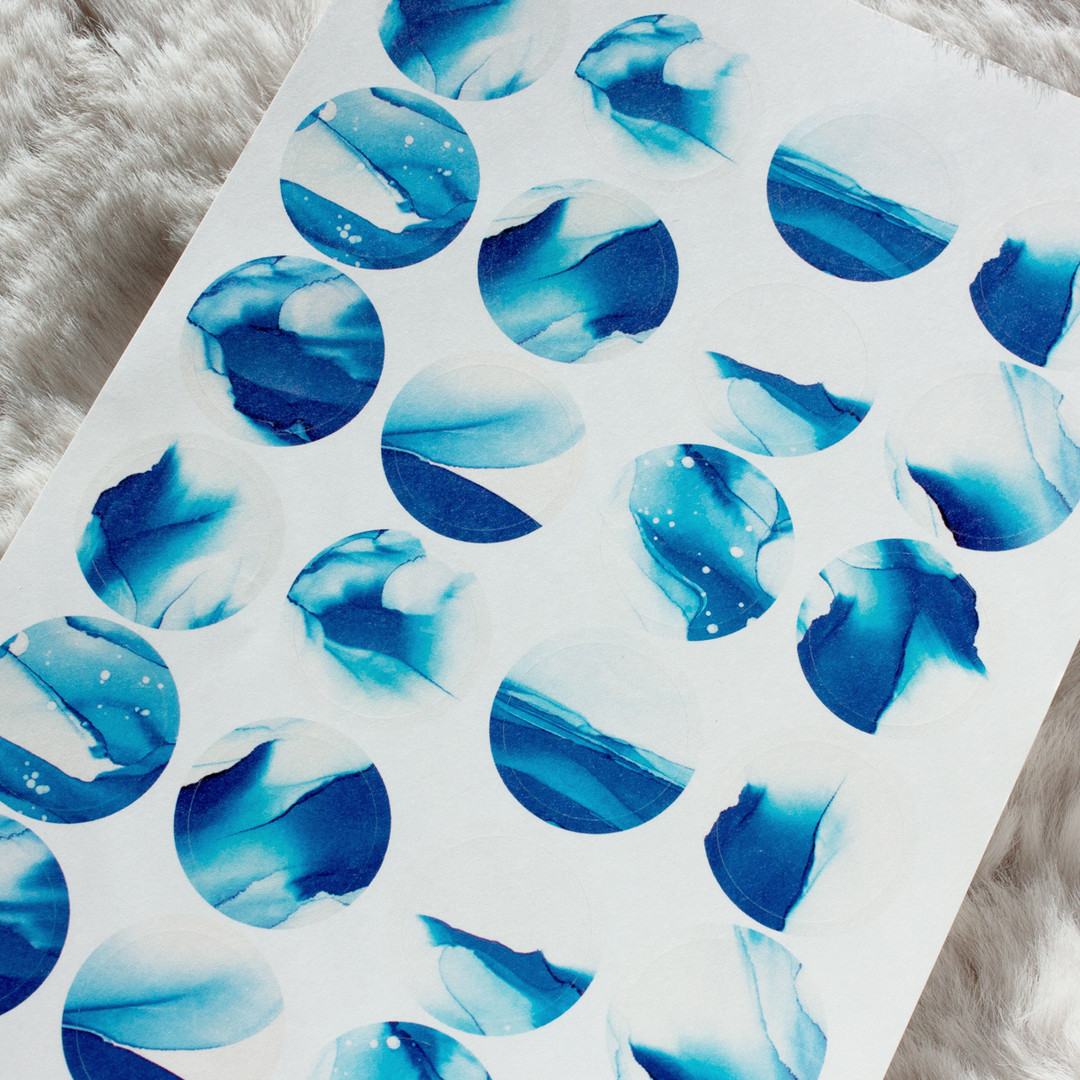 Blue 25 Stickers | idus