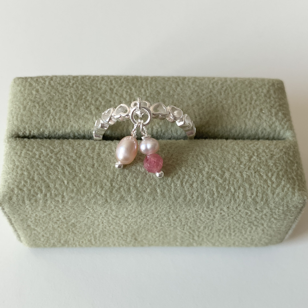 Pure Lovely Pearl Heart Ring | idus