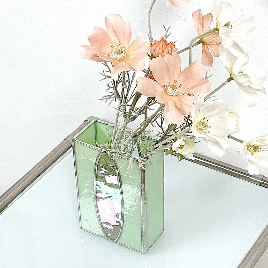stainedglass pastel vase | idus