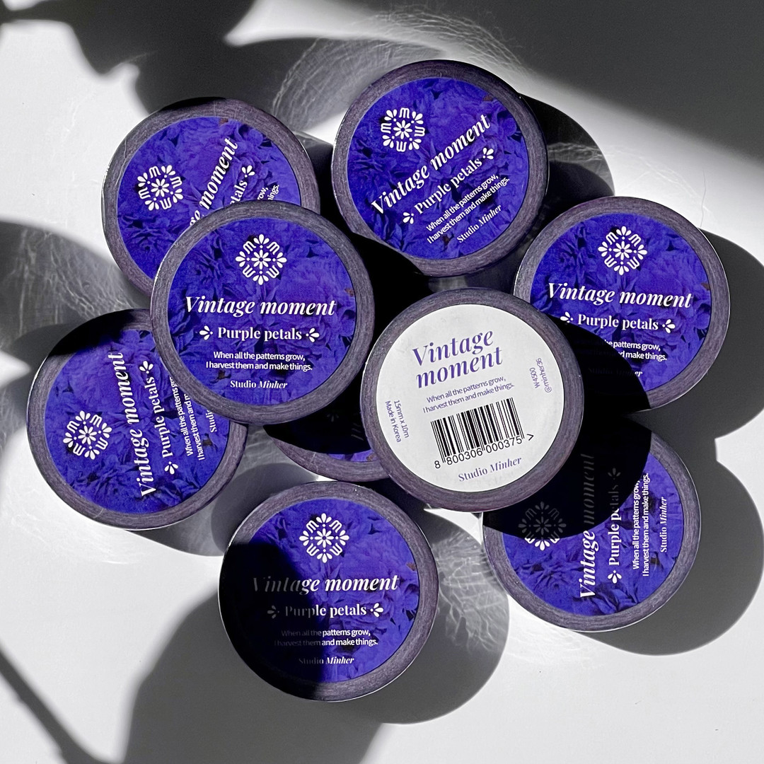 Purple petals washi tape | idus