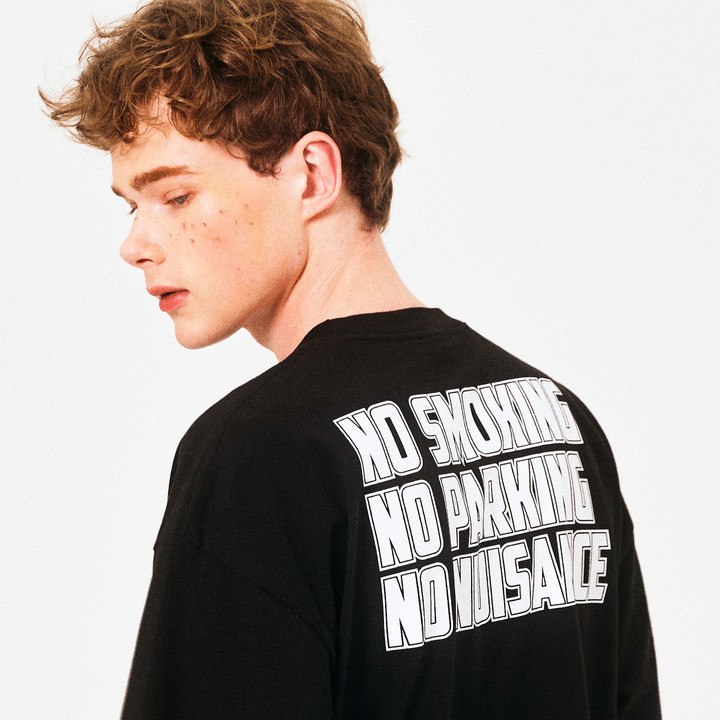 BURNING SMILE TEE (BLACK) | 아이디어스