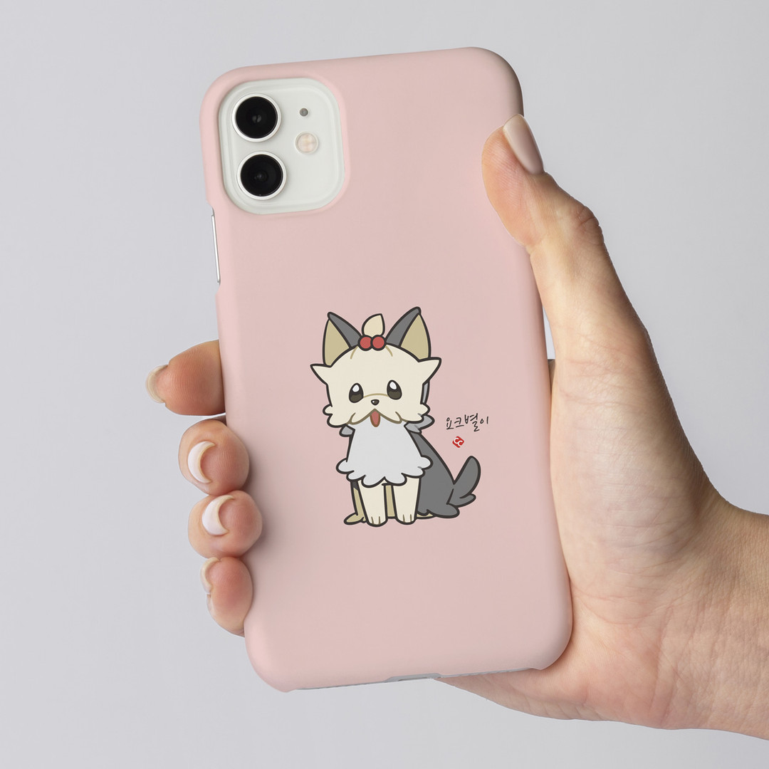 Yorkshire Terrier_Gray dog Hard phone case | idus