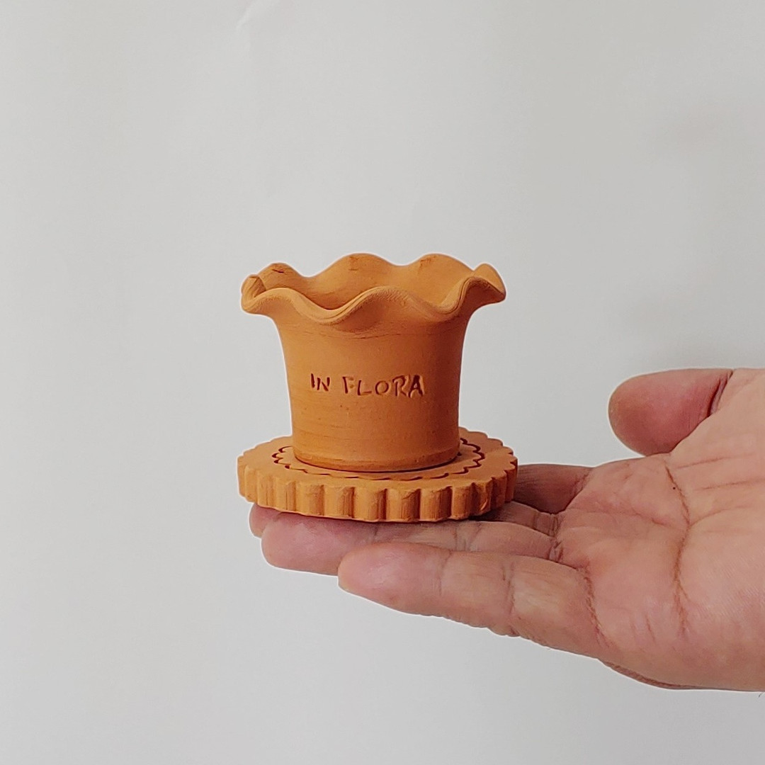 inflora_pot Mini frill cylinder Pot | idus