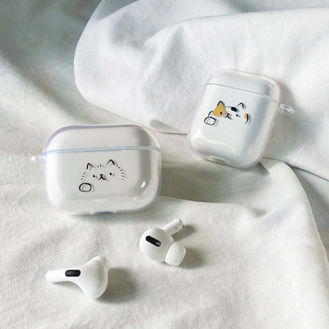 Personalised tpu Cat AirPods 1 2 3 Pro 2 Case - custome Name | idus