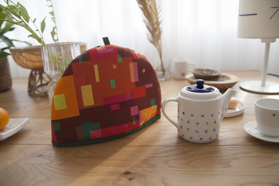Korean traditional patchwork pattern Tea cozy (a.k.a Jogakbo)