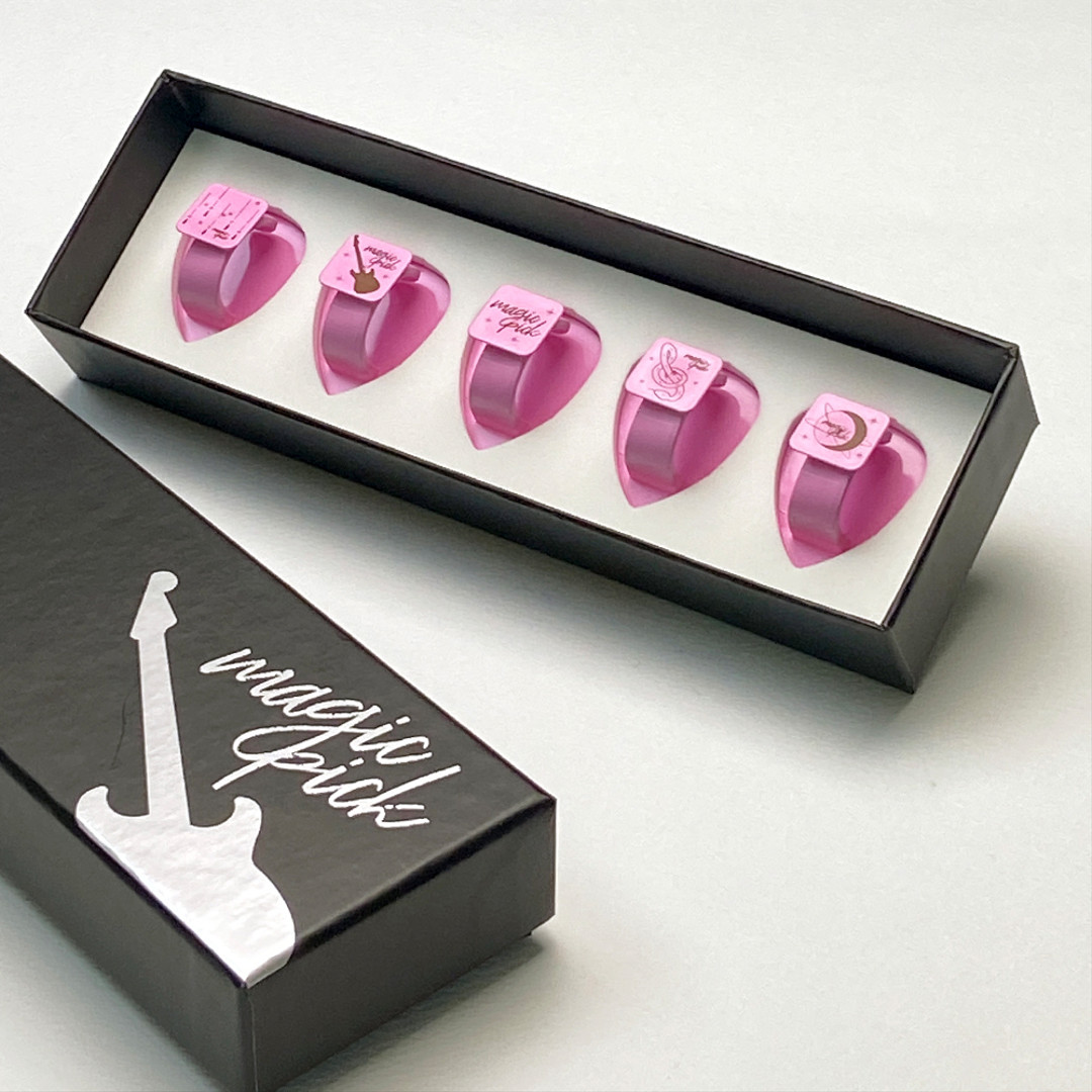 Guitarpicks Magicpick Standard 0.74mm Set Non-slip Thumbpick