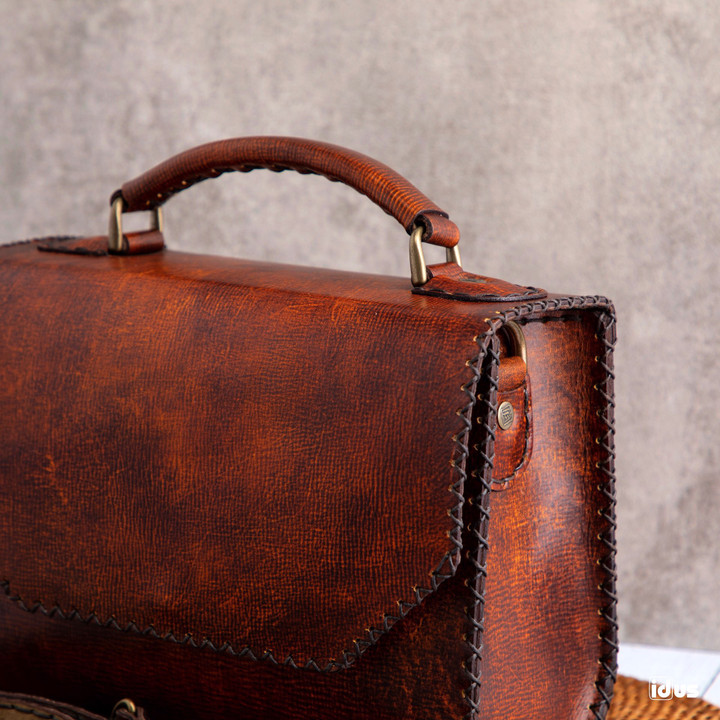 CB001 베지터블[생지]가죽 크로스백/핸드백 | 아이디어스