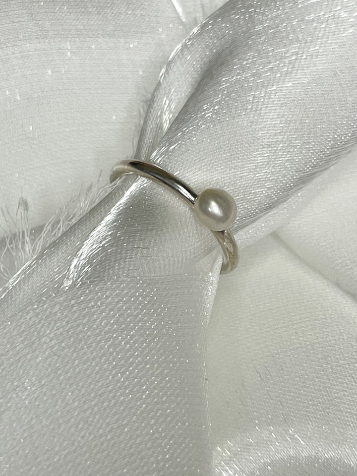[925silve] daily ring 담수진주반지 | 아이디어스