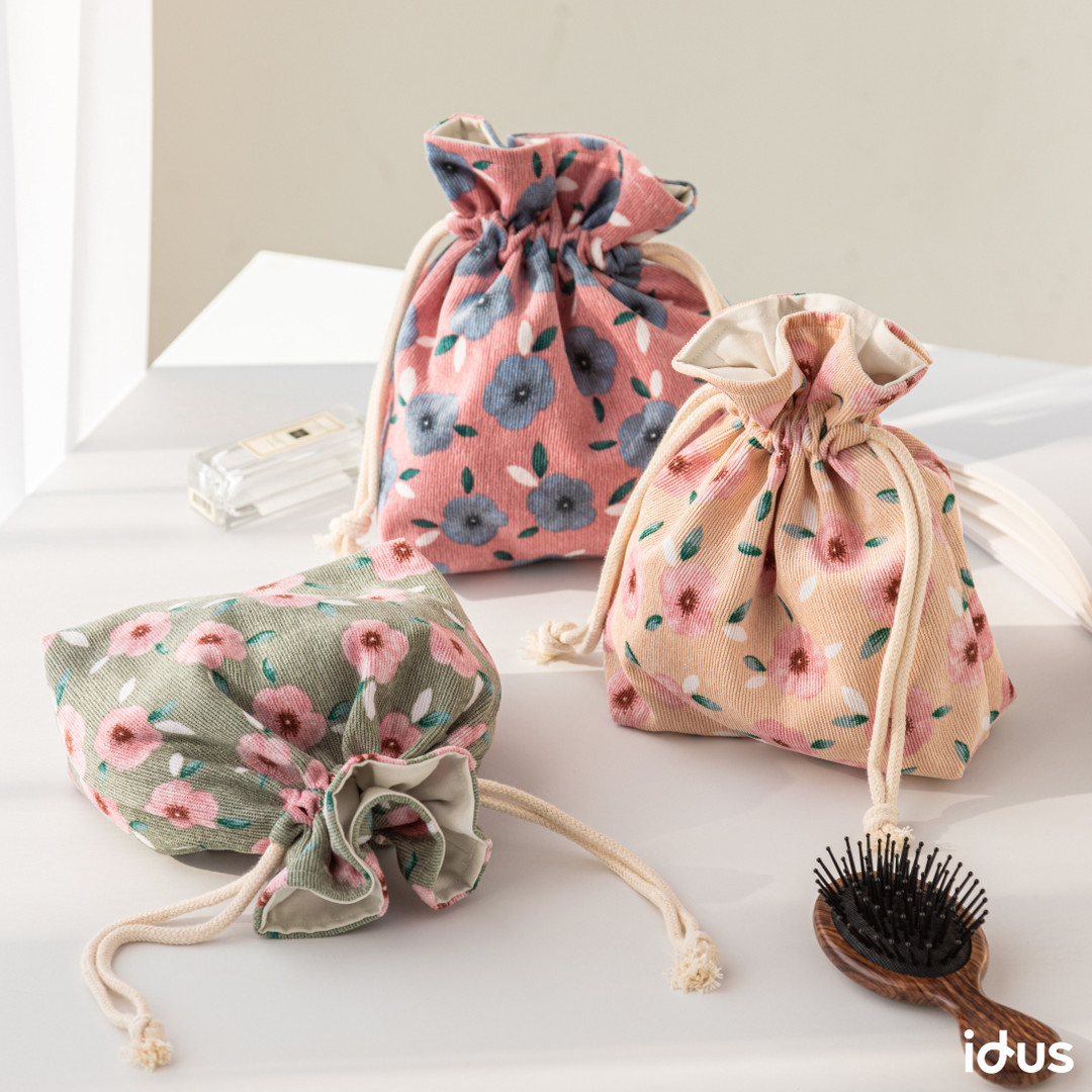 Hibiscus/ Golden pouch mini bag | idus