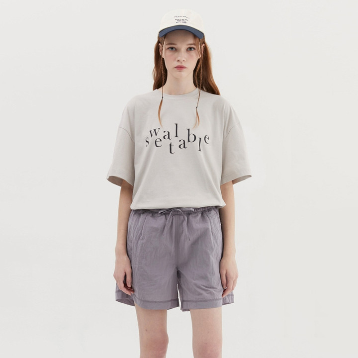 [스웻레이블]스펠링 오버핏 반팔티_SLG2-TS008A | 아이디어스