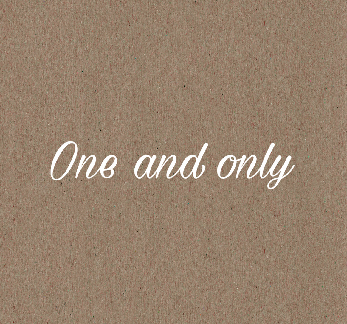 one and only(원앤온리) | 판매중인 작품