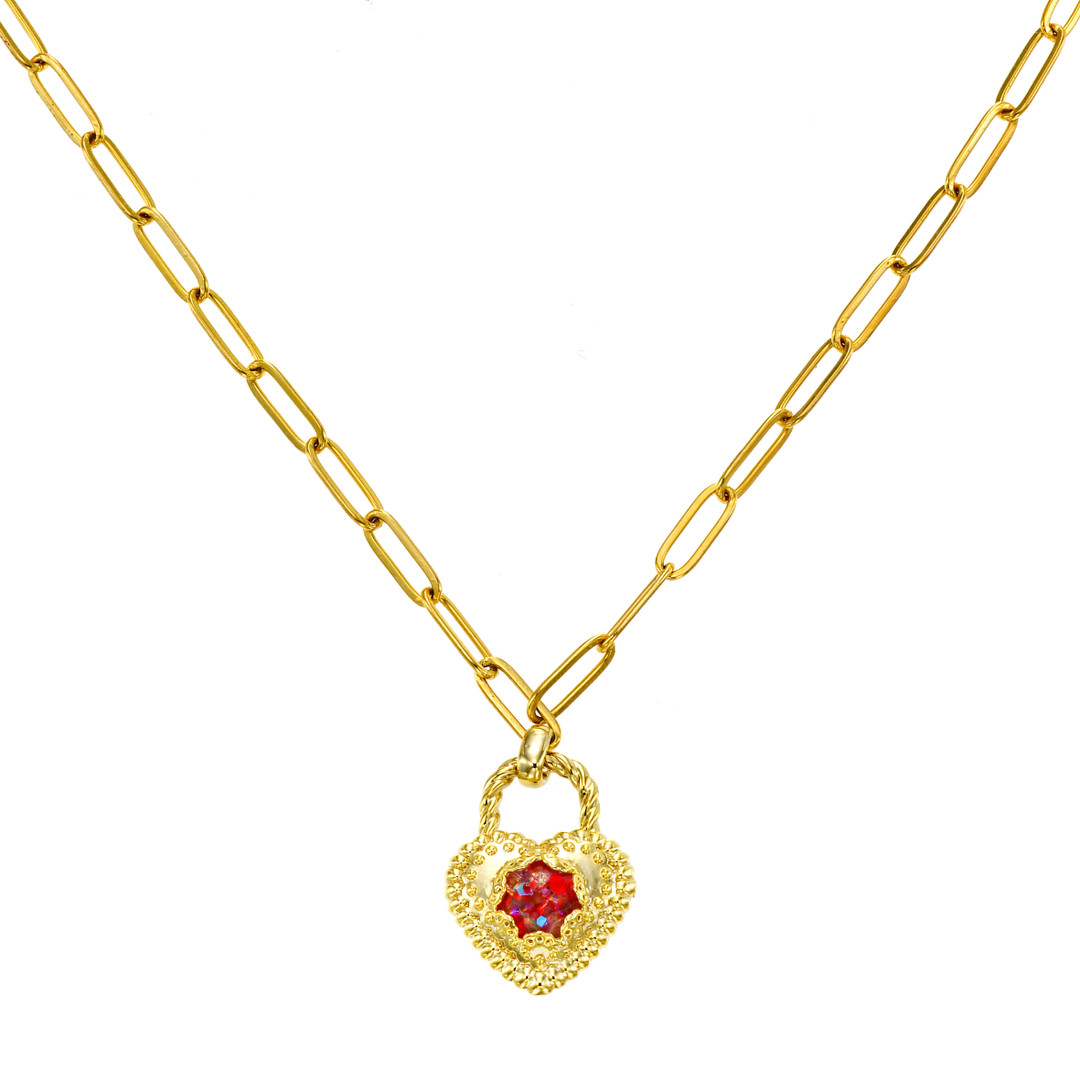 Love Lock Snowball Necklace | idus