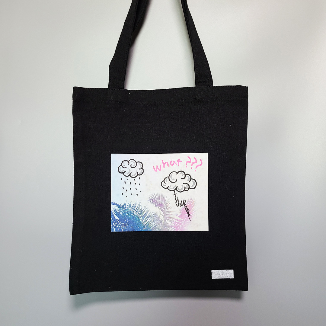 Dunga Custom Sign Logo Sky Black Eco Bag
